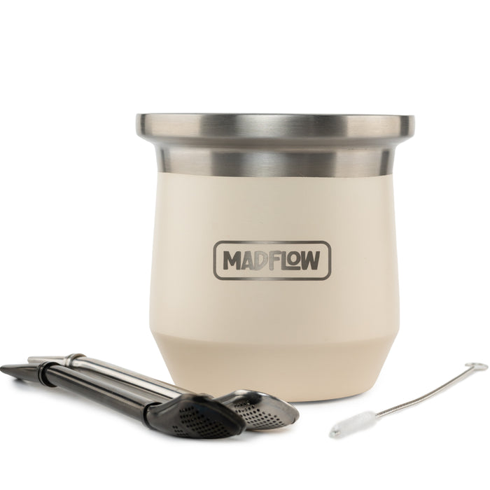 Mate Cup Solid Beige – Drink Madflow